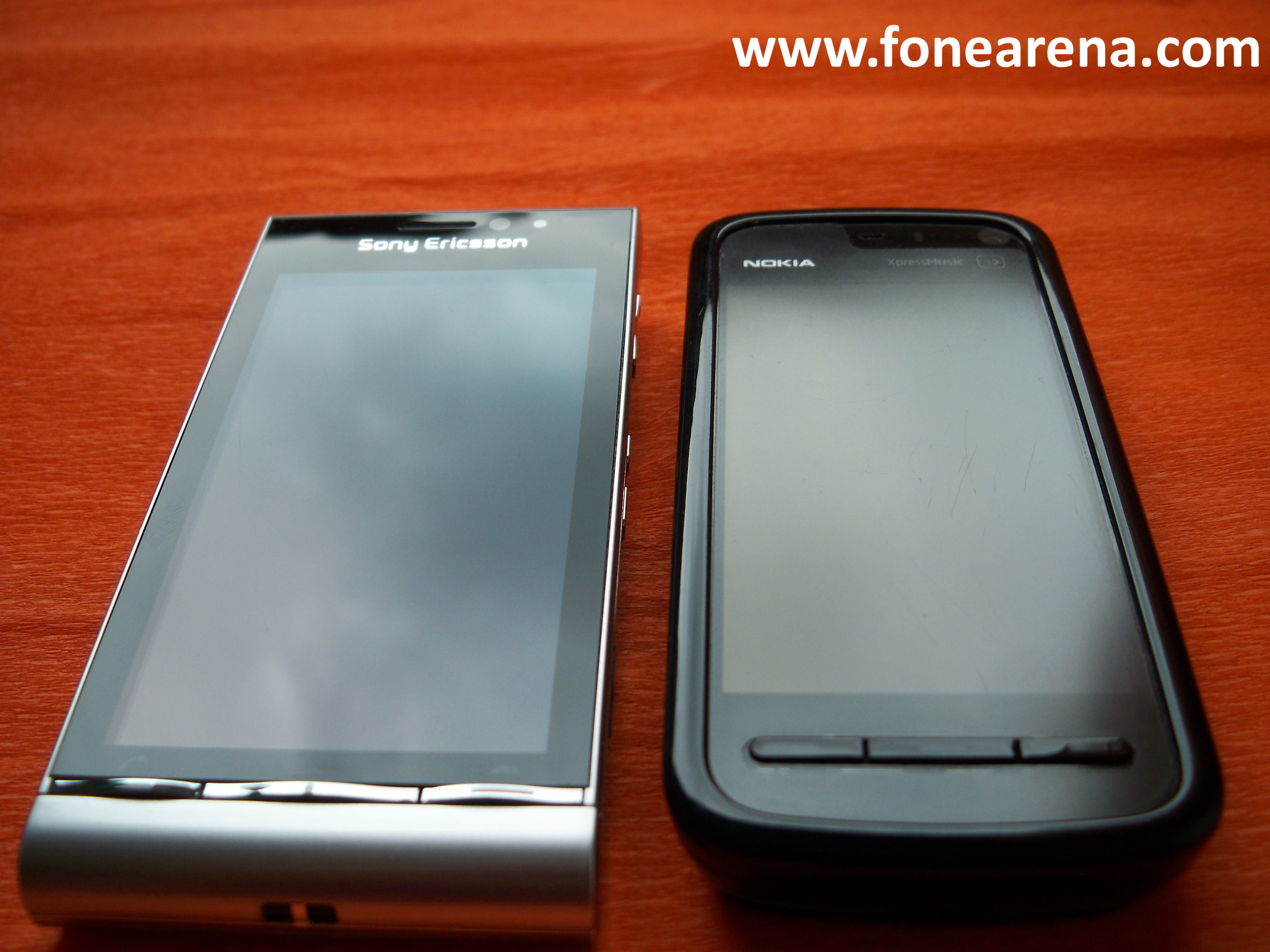 Sony Ericsson Satio VS Nokia N97, 5800 XpressMusic And X6