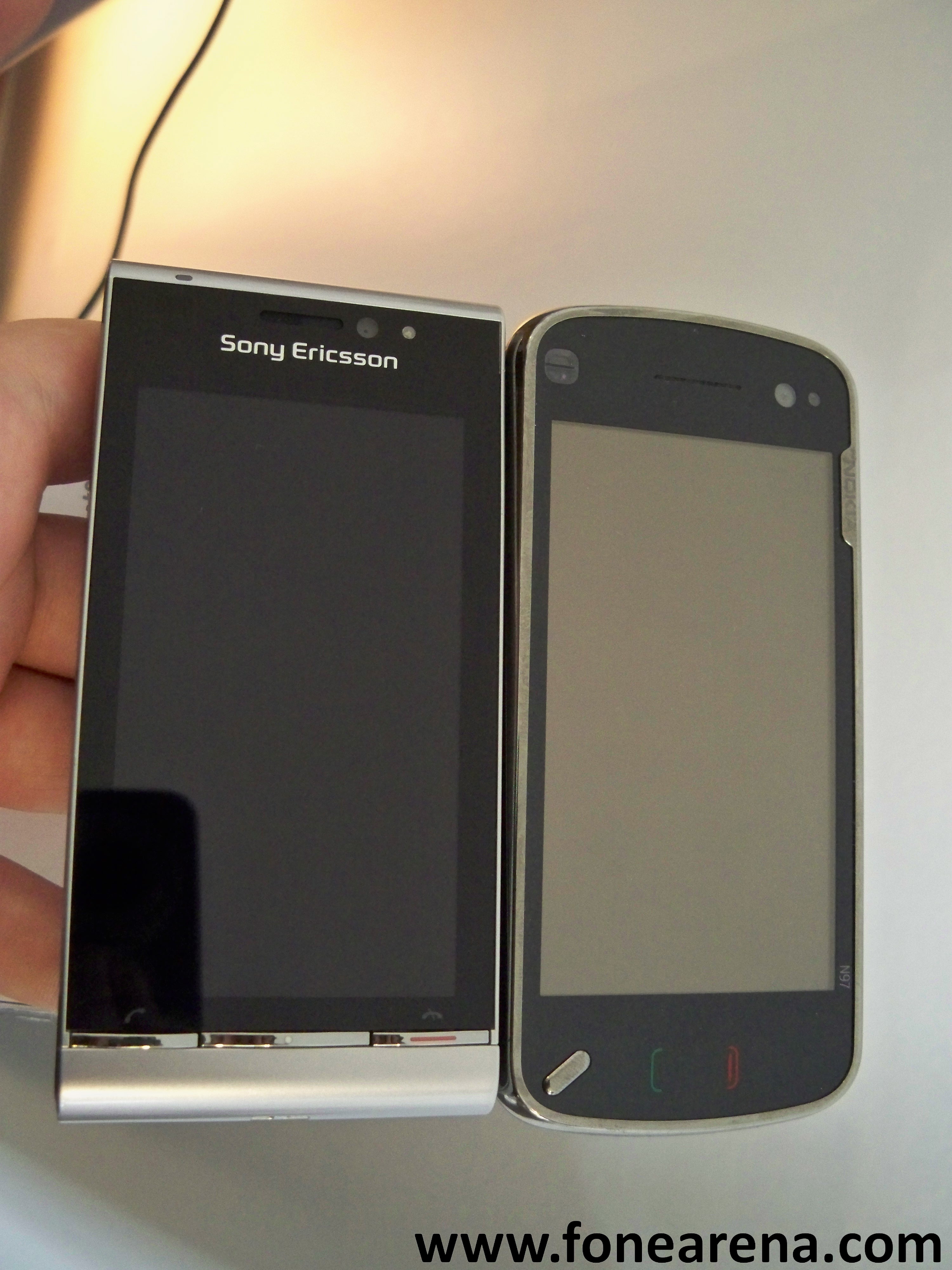 Sony Ericsson Satio VS Nokia N97, 5800 XpressMusic And X6