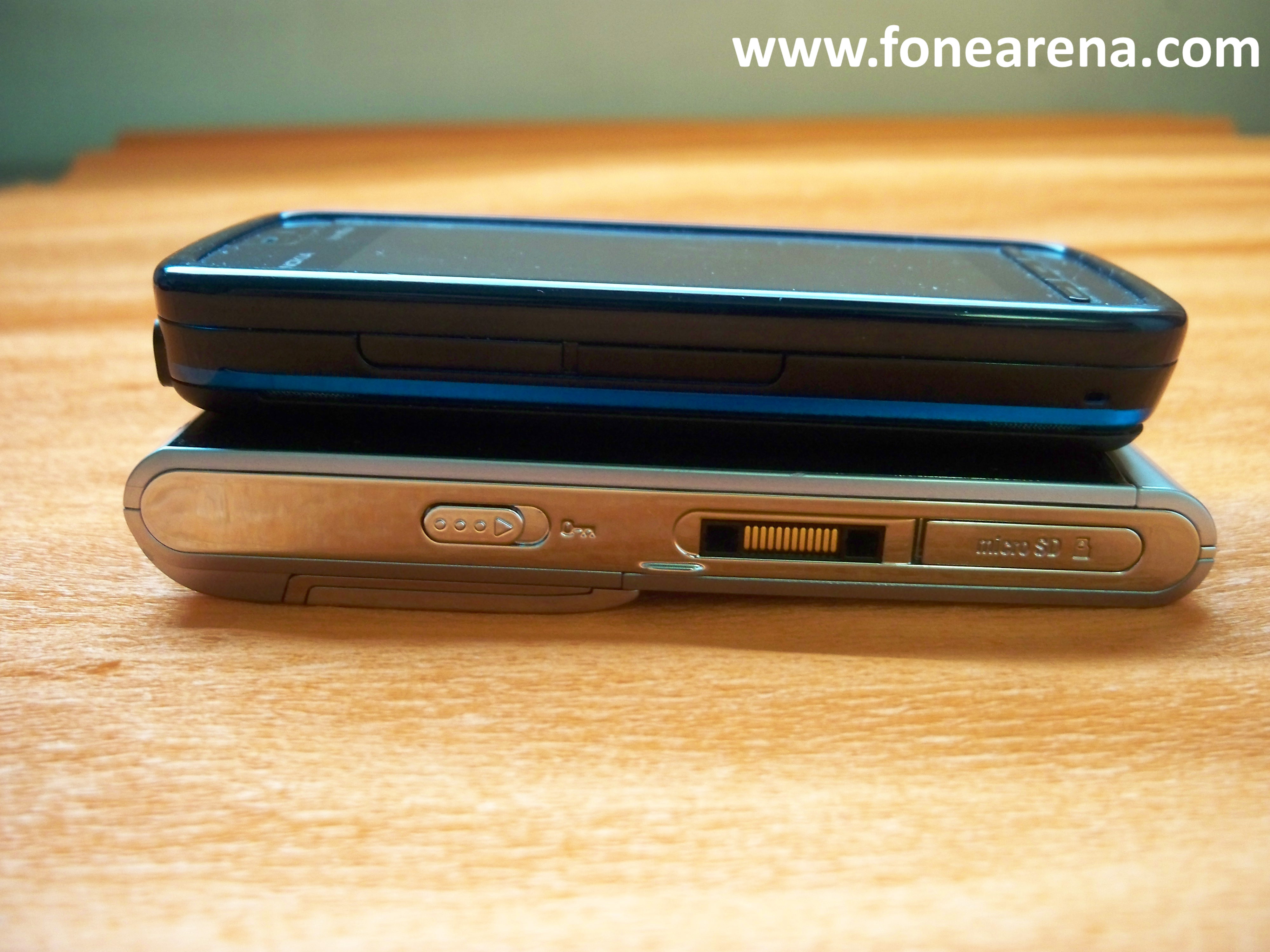 Sony Ericsson Satio VS Nokia N97, 5800 XpressMusic And X6